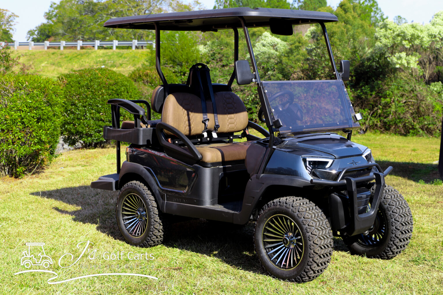 2023 Atlas 4 Passenger Lifted - Charcoal - J's Golf Carts | Holly Springs, NC, Golf Cart Sales ...